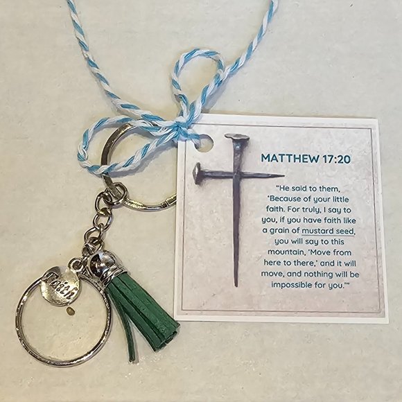 Emily Wiegel Inc | Accessories | Faith As Small As A Mustard Seed Key ...